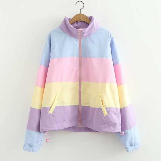 Pastel Puffer Jacket Hoodie – Mimi Glows