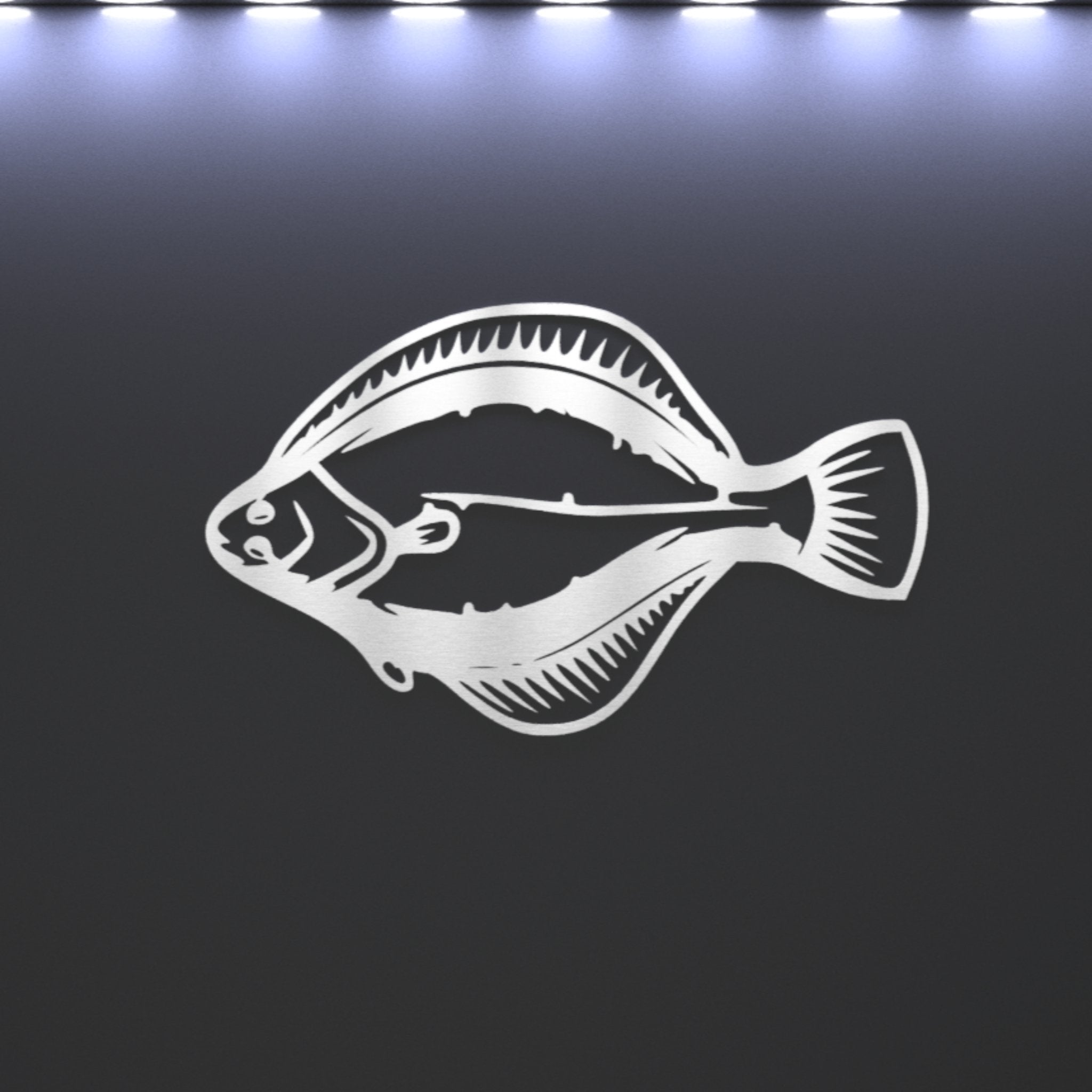 Steel Flounder / Halibut Wall Art – Mimi Glows